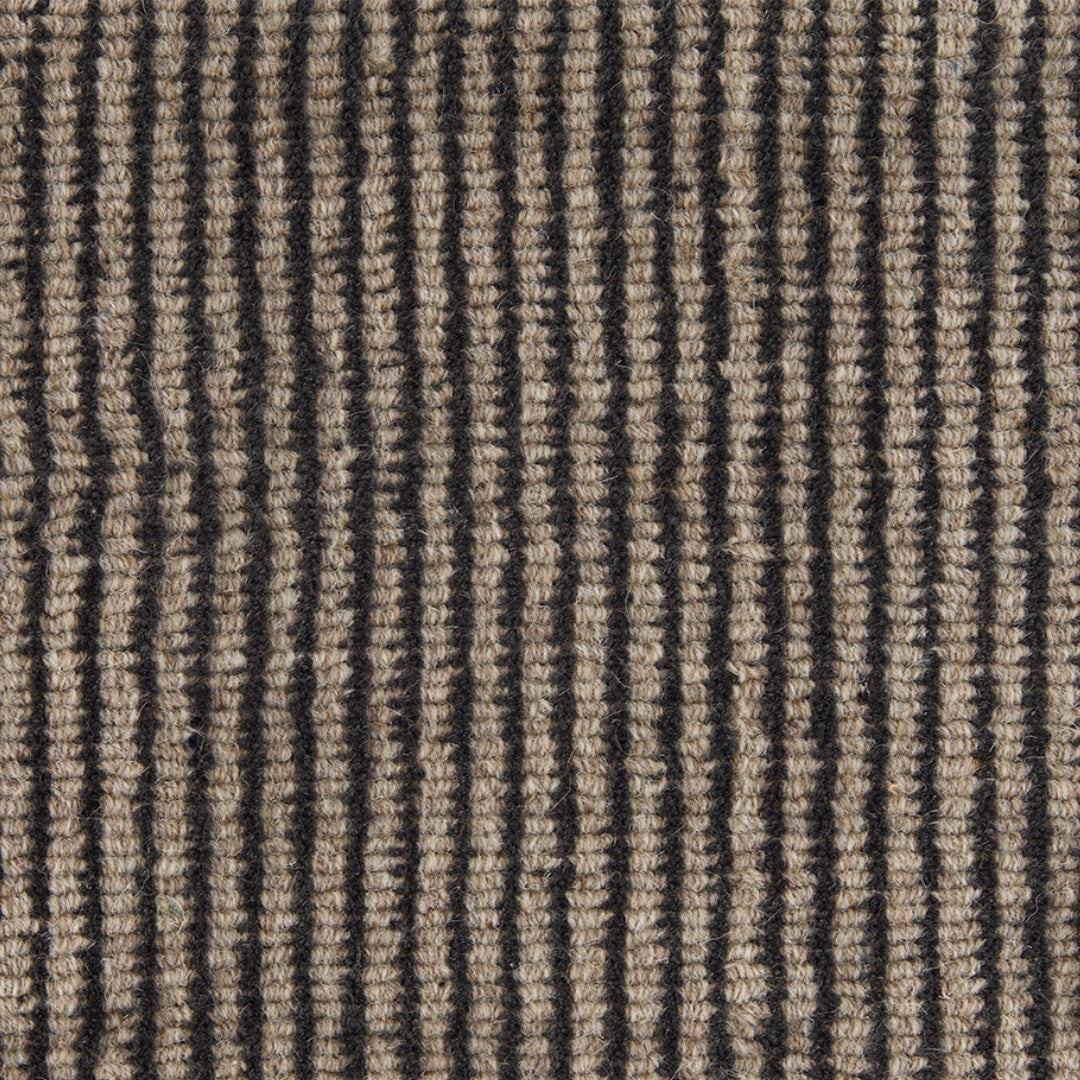Mini Loop Wool Natural / Steel Sample | NODI HANDMADE RUGS